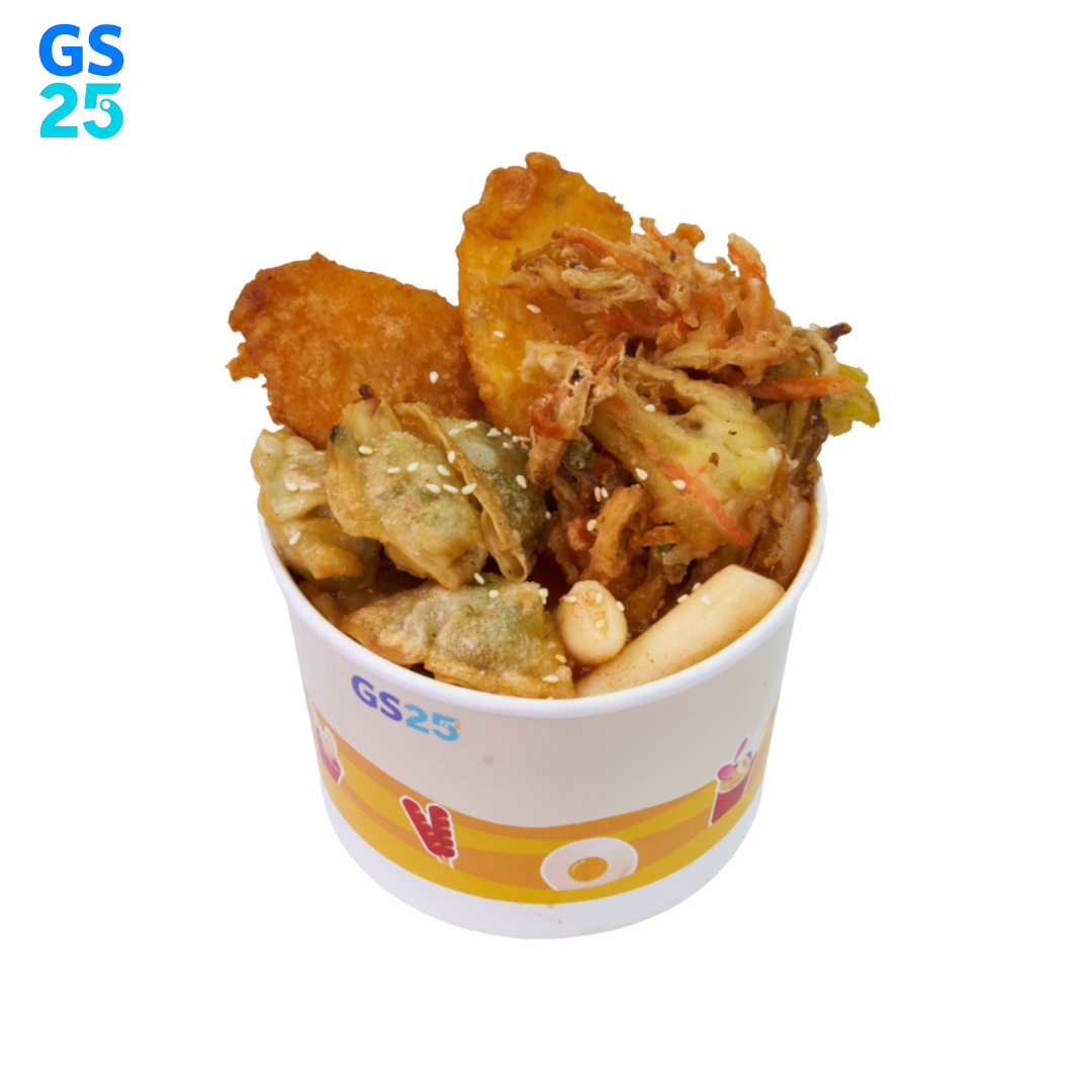 GS25 - Set Tokbokki Sundae Và Đồ Chiên Hỗn Hợp